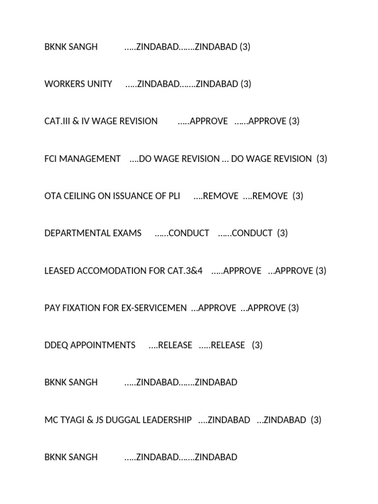 BKNK Slogans 291018 | PDF