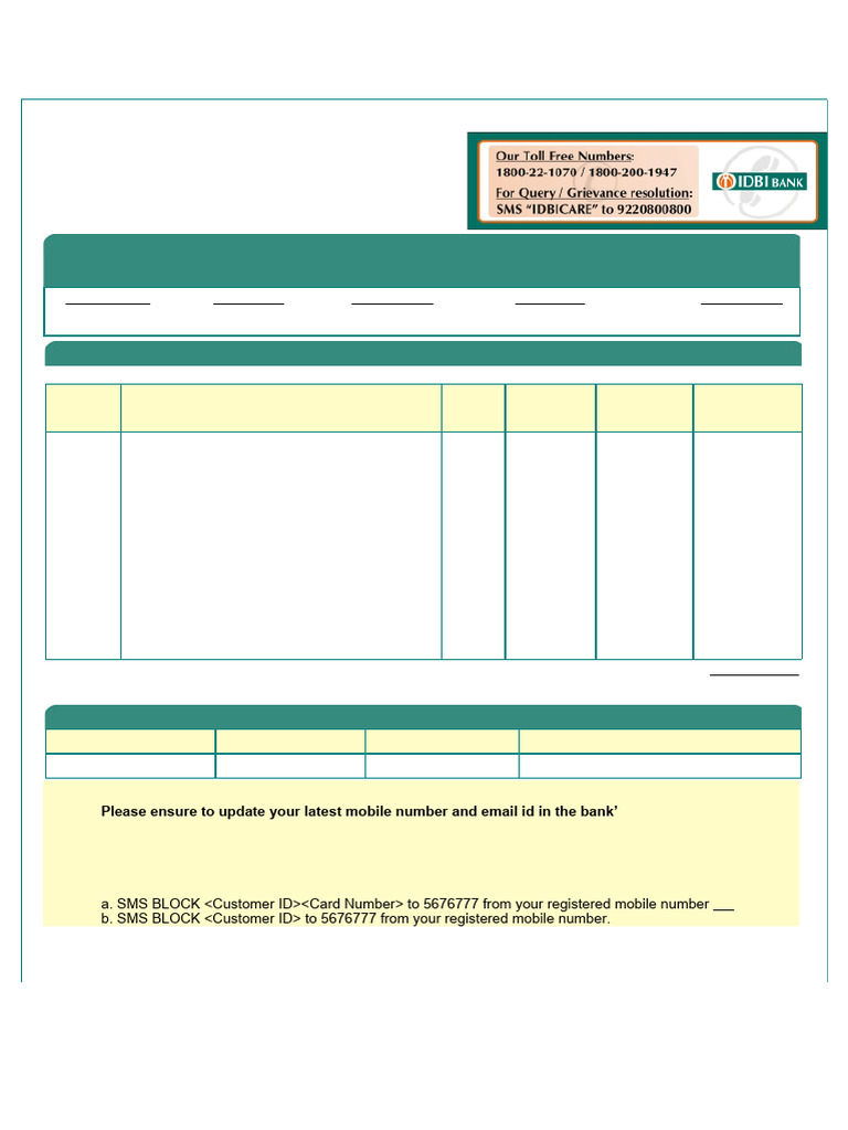 IDBI AC STATEMENT | PDF | Banks | Money