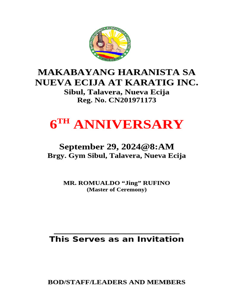 Nueva Ecija Day Celebration Details | PDF