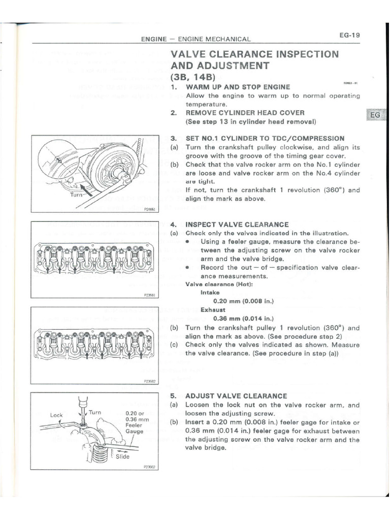 Toyota Hino 14B 15b-Fte Engines Workshop Service Manual | PDF