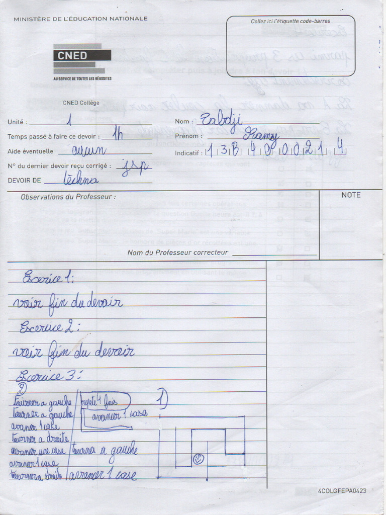 Devoir 1 techno | PDF