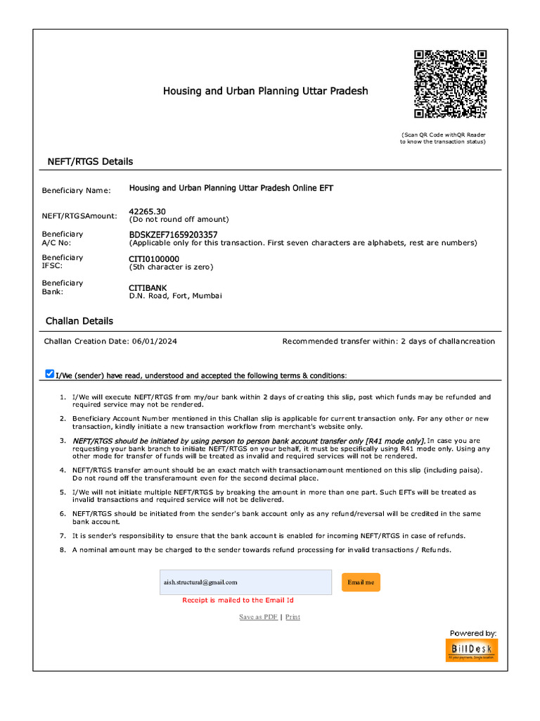 666a Challan 02 | PDF