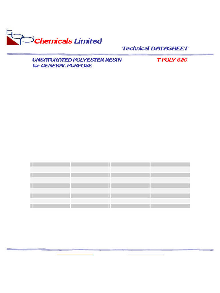 Unsaturated Polyester Resin | PDF | Technology & Engineering