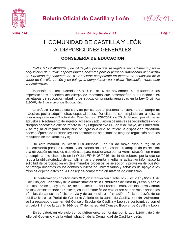 Bocyl D 24072023 1 | PDF | Maestros | Educación de la primera infancia