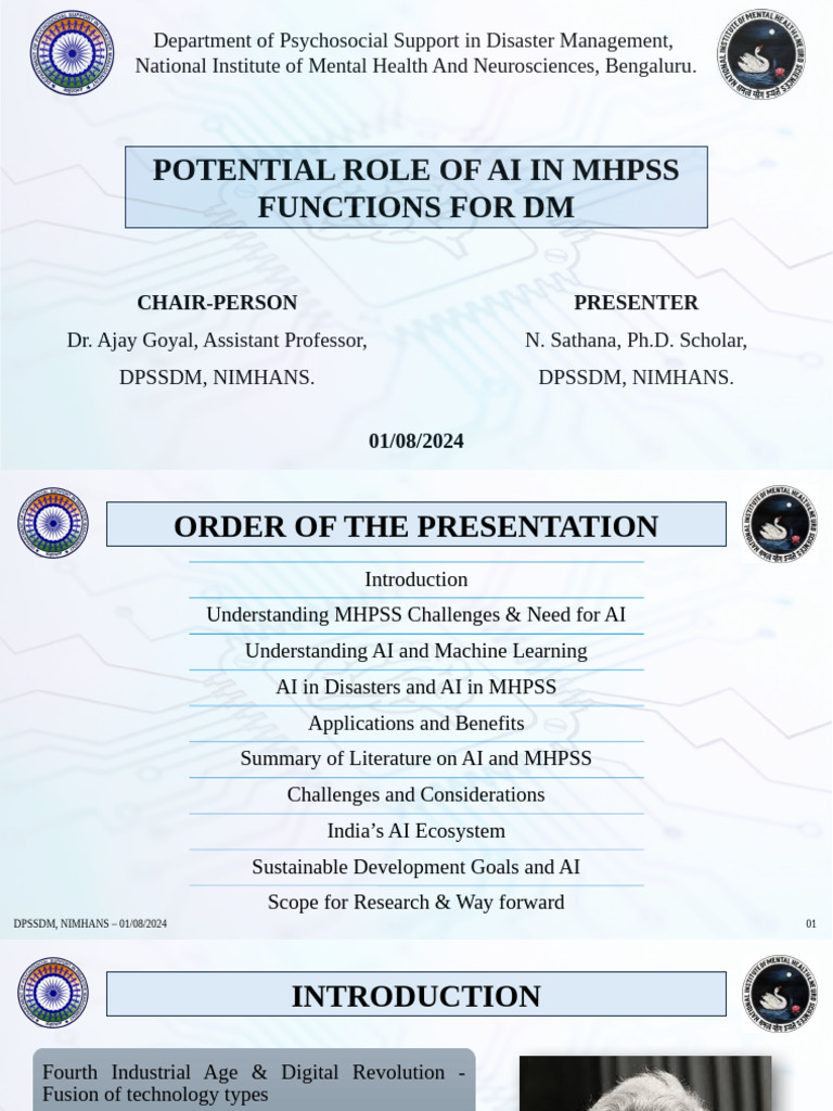 AP 9 - Potential Role of AI in PSSMHS in DM | PDF | Artificial Intelligence | Intelligence (AI ...