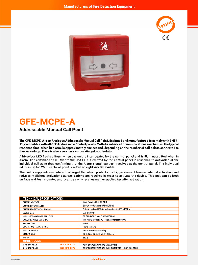 Gfe Mcpe-A DS Eng | PDF