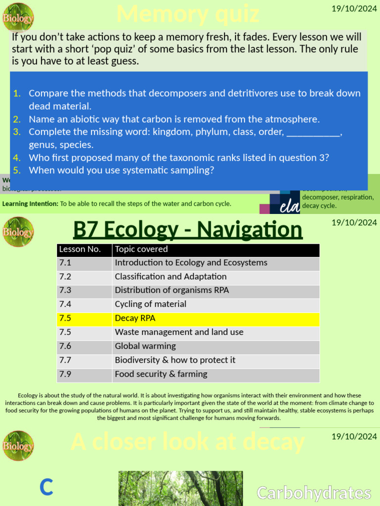 B7.5 Decay RPA 2024-10-19 11 - 00 - 20 | PDF | Decomposition | Compost