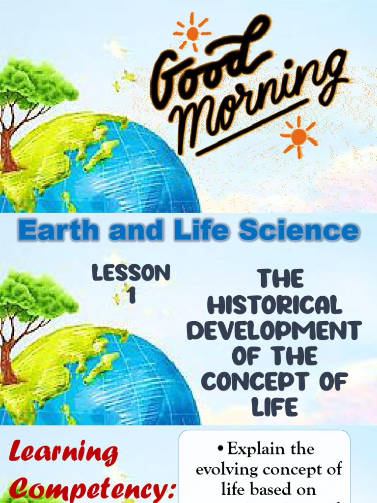 Earth and Life Science SHS Lesson 1 Historical Development of The ...