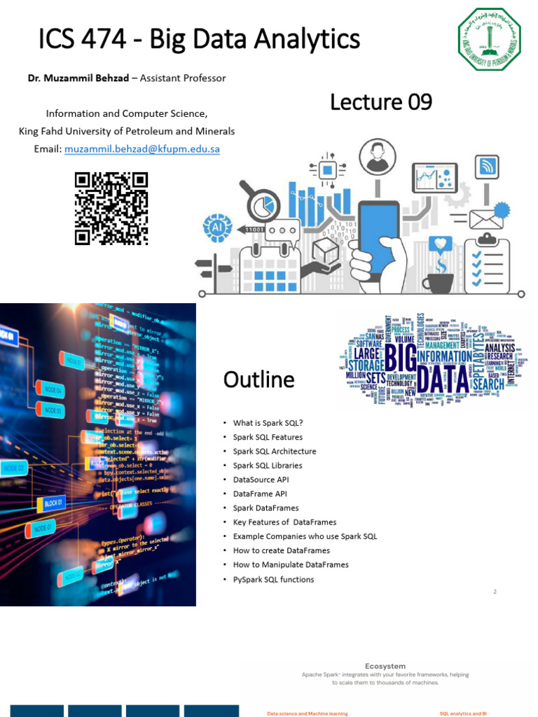 T09-SPARKSQL | PDF | Apache Spark | Information Retrieval