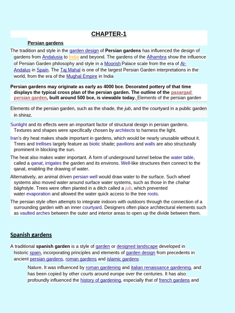 Landscaping Notes | PDF | Earth Sciences | Landscape Architecture