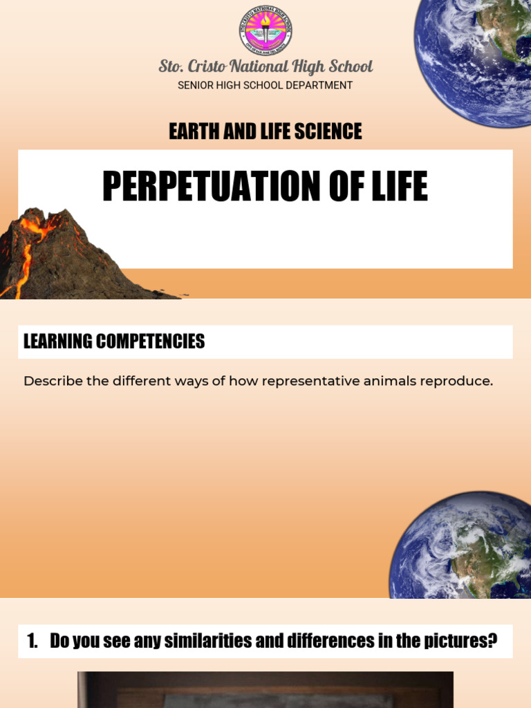 Els Perpetuation of Life | PDF | Sexual Reproduction | Reproduction