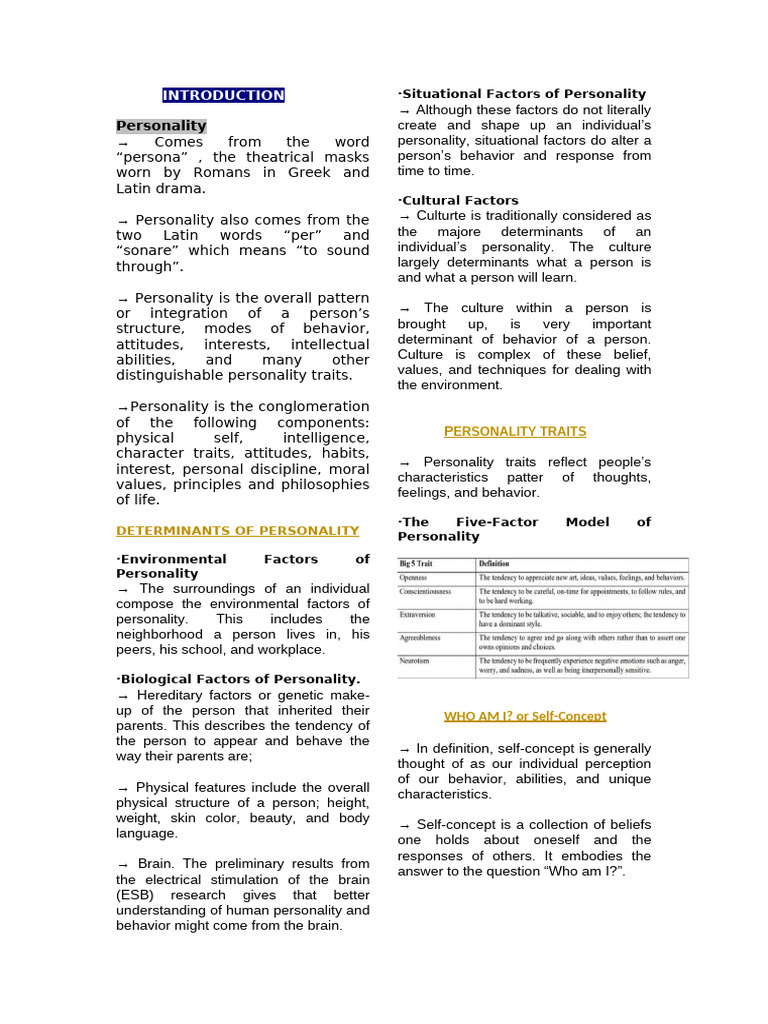 UTS-reviewer (1) | PDF | Soul | Self