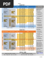 NUS Academic Calendar 2024/2025 | PDF | Academic Term