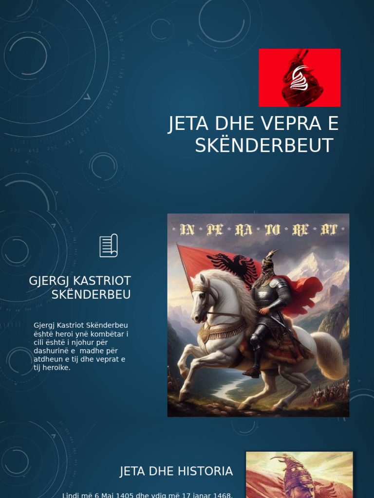 Jeta Dhe Vepra e Skënderbeut | PDF