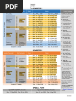 NUS Academic Calendar 2024/25 | PDF | Academic Term | Educational Stages