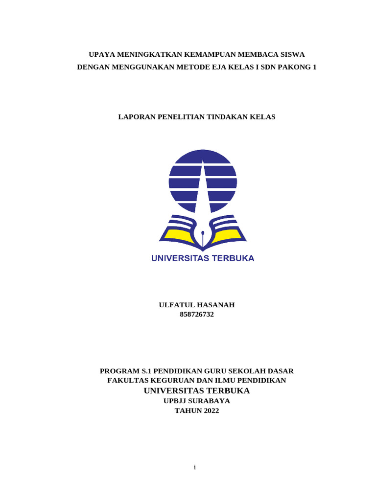 Tugas 3 Laporan PTK Bab 1-5 | PDF