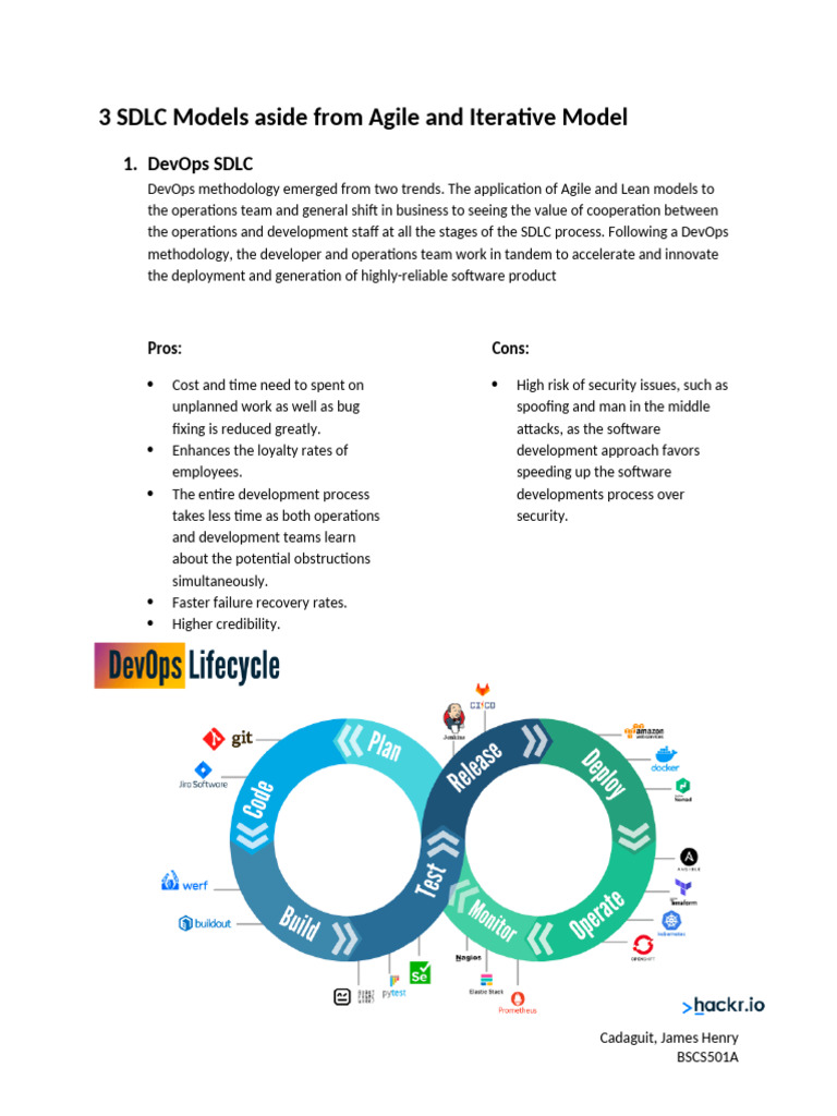 3 SDLC Models Aside From Agile and Iterative Model | PDF | Software ...