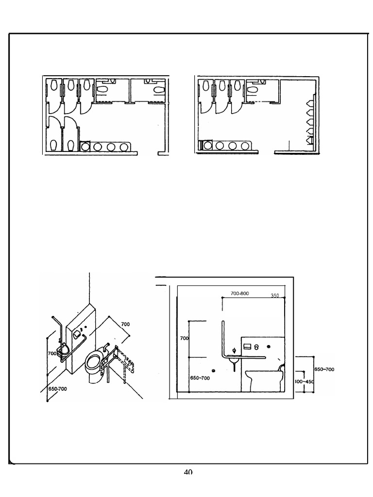 Handicapped Toilet Specifications | PDF