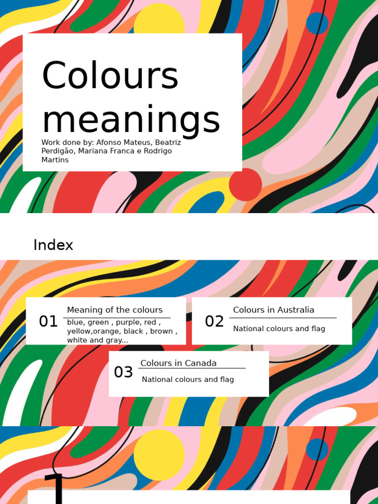 English Color Meanings and Associations | PDF | Color | Green