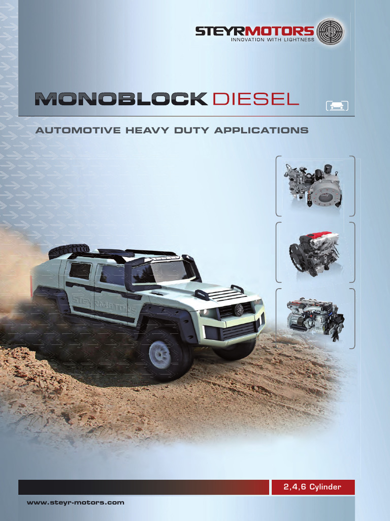 Steyr Vehicle Brochure 2013 | PDF | Engines | Diesel Engine