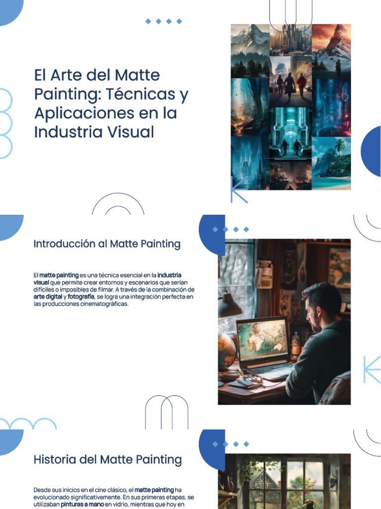 Slidesgo El Arte Del Matte Painting Tecnicas y Aplicaciones en La ...