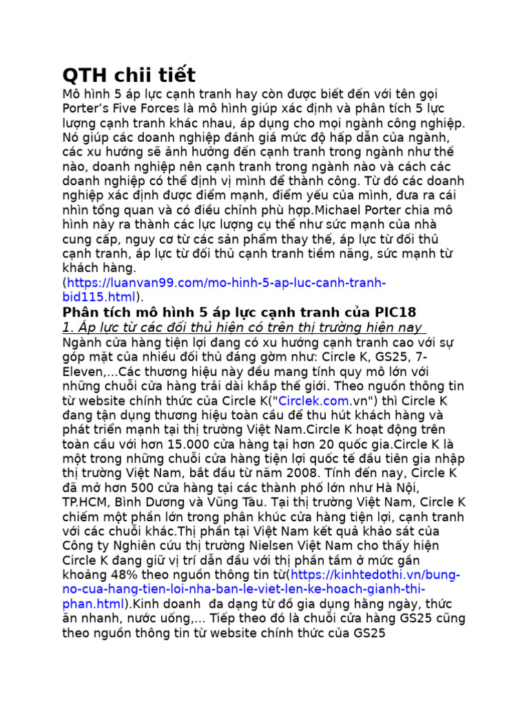 QTH Chii Tiết | PDF