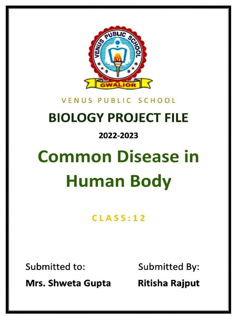 Class 12 Biology Project | PDF | Rabies | Hiv/Aids