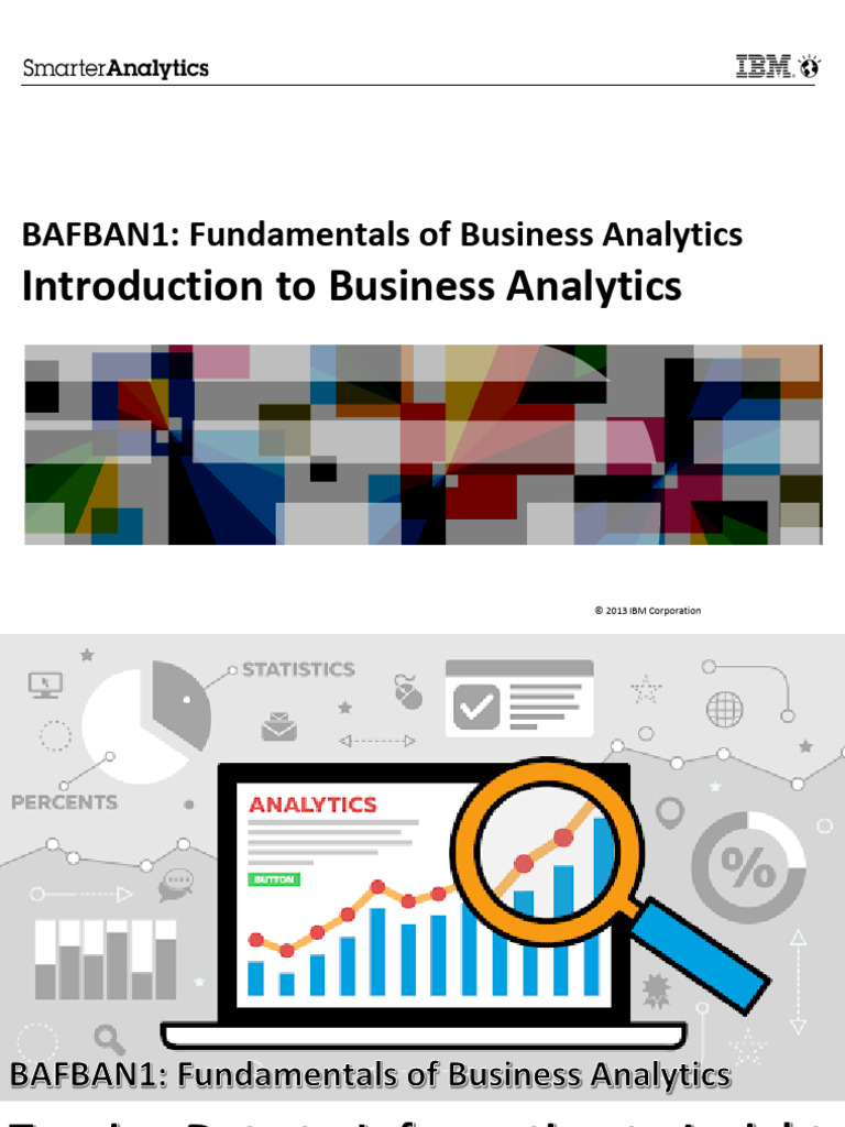 Introduction to Business Analytics Basics | PDF | Analytics | Data Analysis
