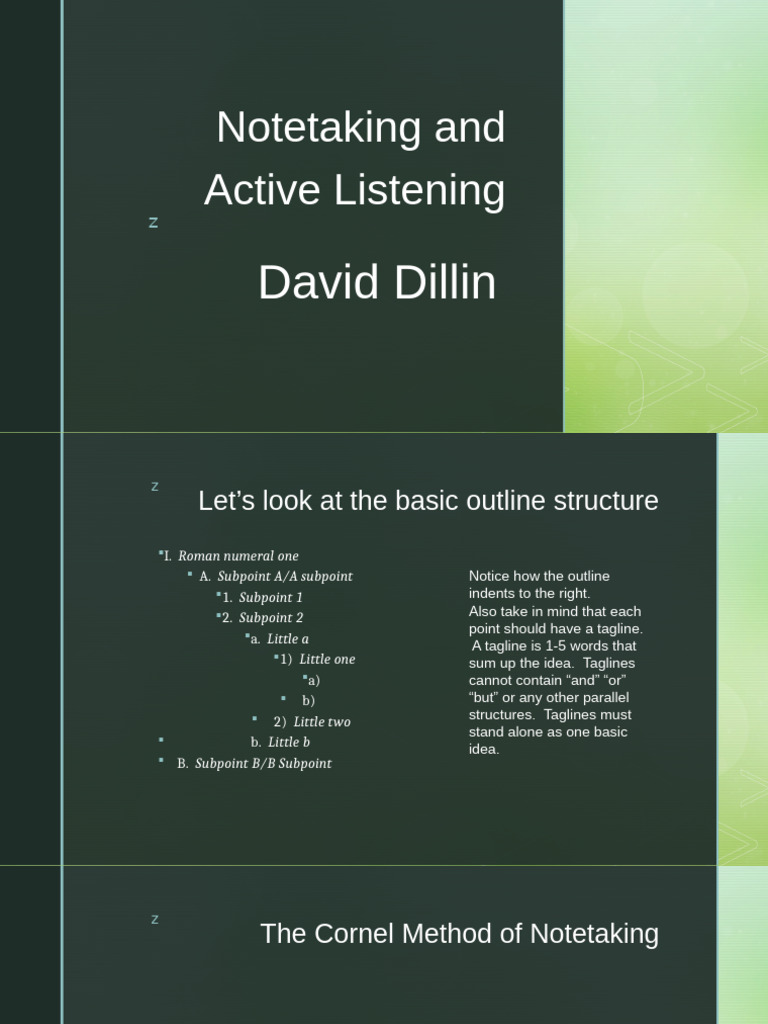 Notetaking Class | PDF | Career & Growth | Language Arts & Discipline