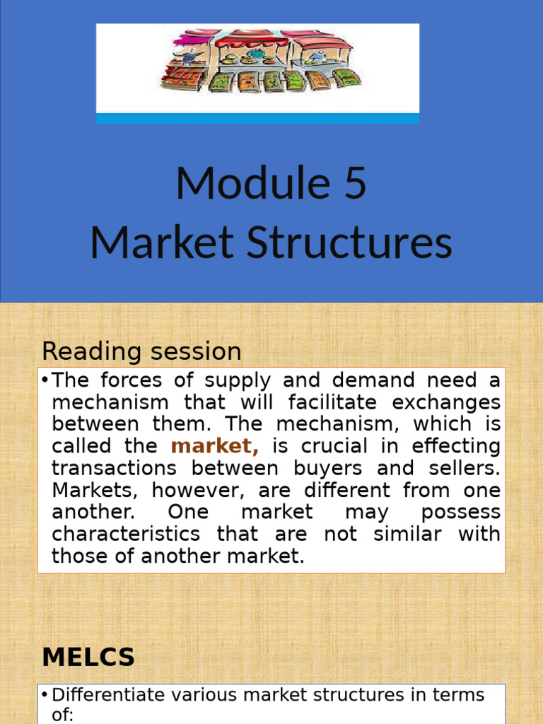Market Structures Overview | PDF | Monopoly | Profit (Economics)