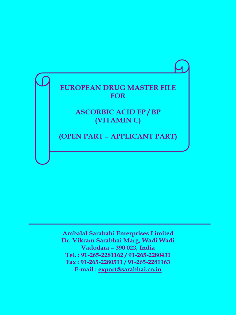 Vitamin C (Ascorbic Acid) DMF | PDF | Solubility | Vitamin C