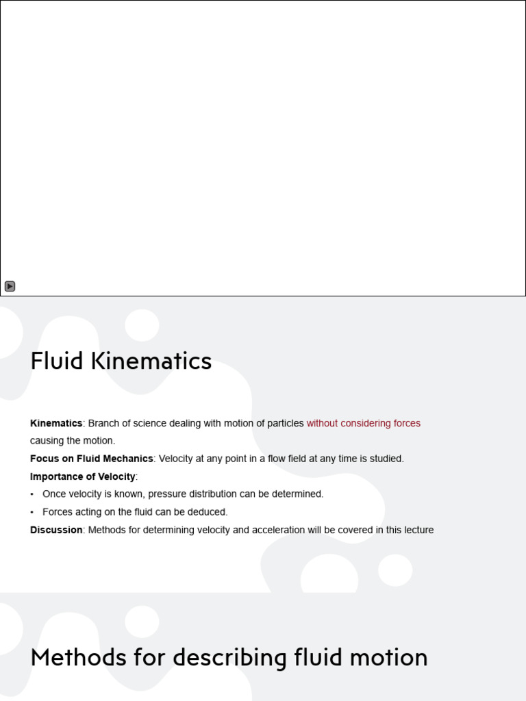 Lecture 05 FM1 | PDF | Fluid Dynamics | Laminar Flow