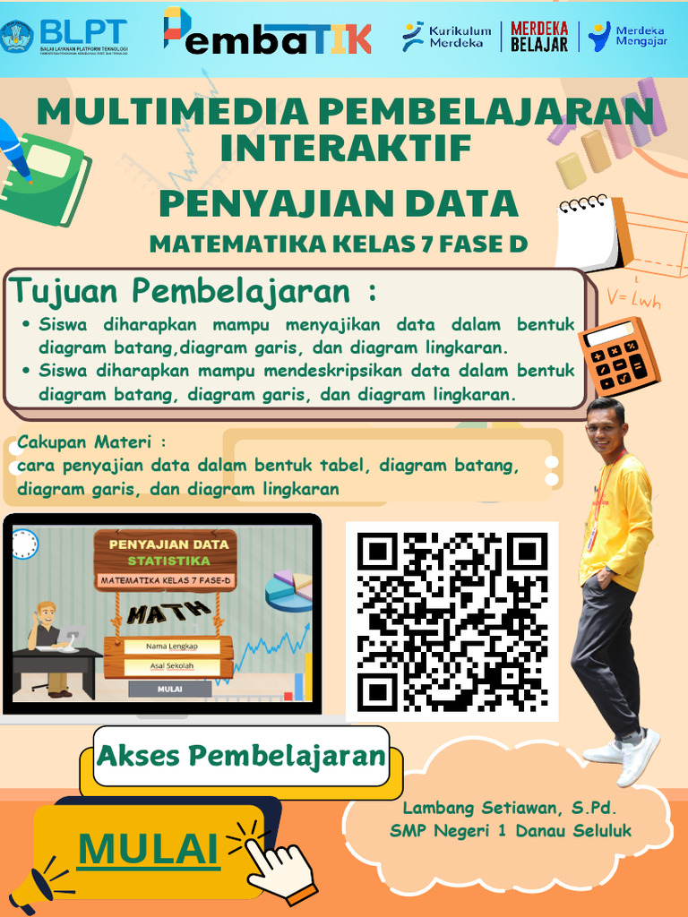 MPI Penyajian Data MTK Kelas 7 | PDF | Metode & Bahan Ajar | Seni