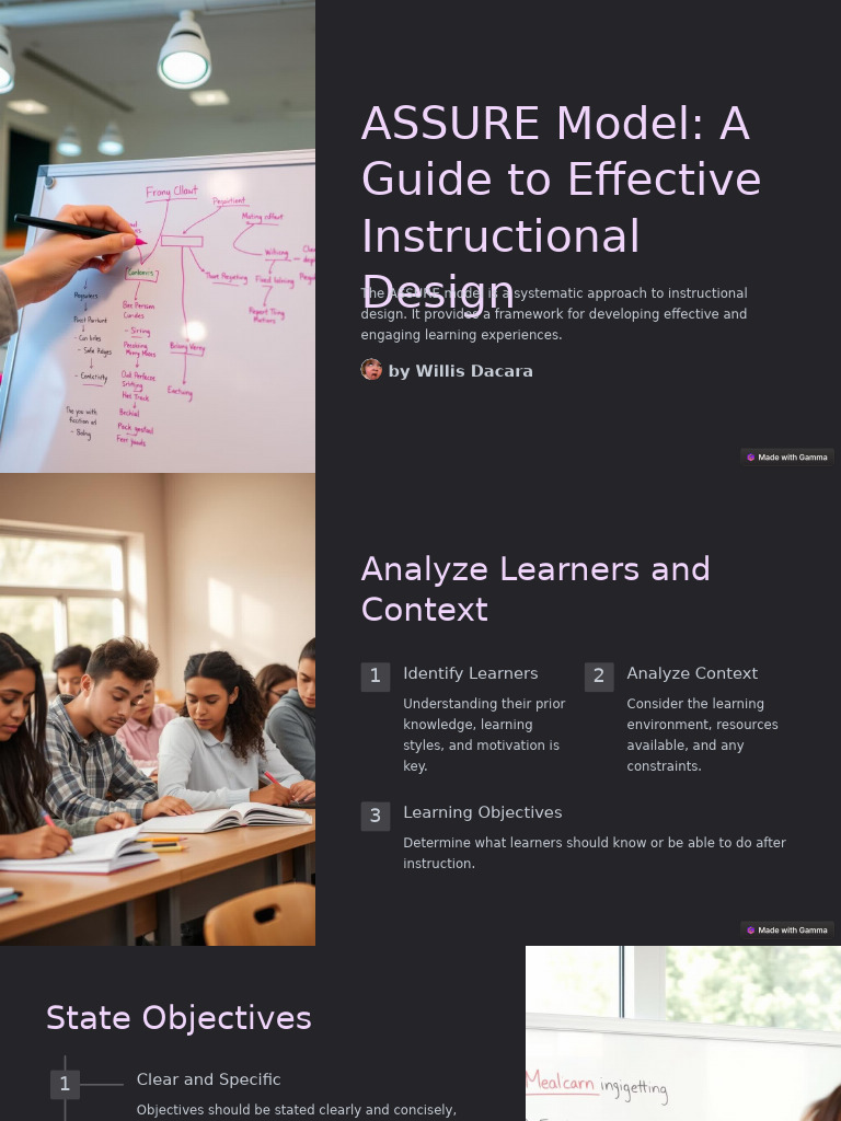ASSURE Model A Guide To Effective Instructional Design | PDF ...