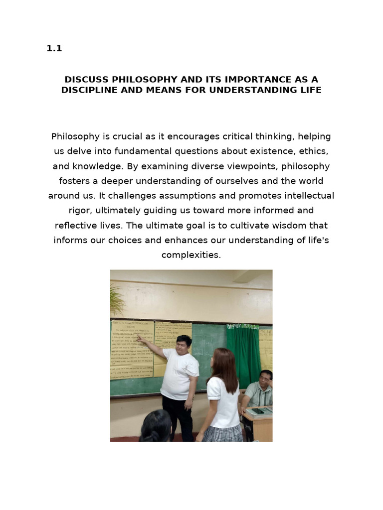 Philosophy: Understanding Life's Complexities | PDF | Critical Thinking ...