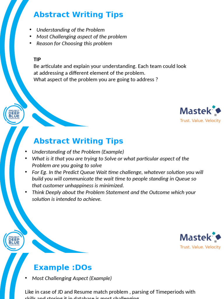 Abstract Writing Tips | PDF | Microsoft Word | Cognitive Science