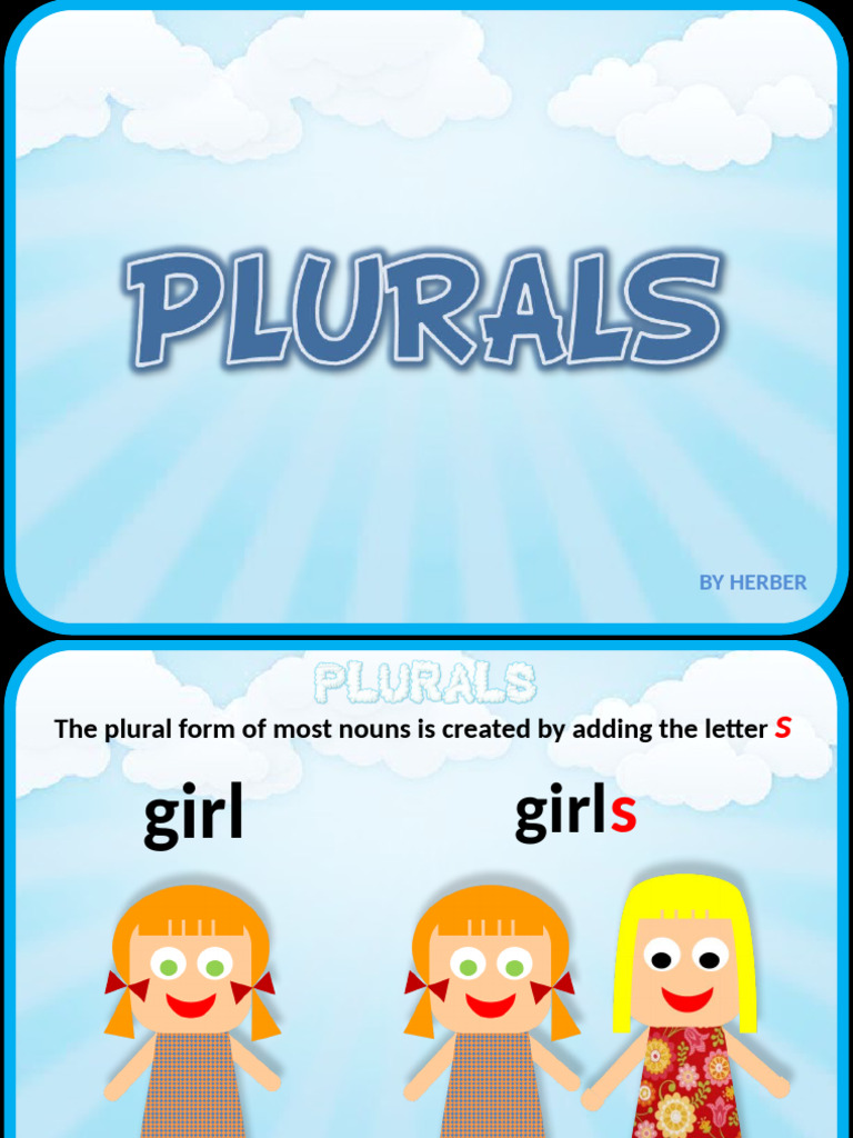 plurals | PDF | Plural | Language Mechanics