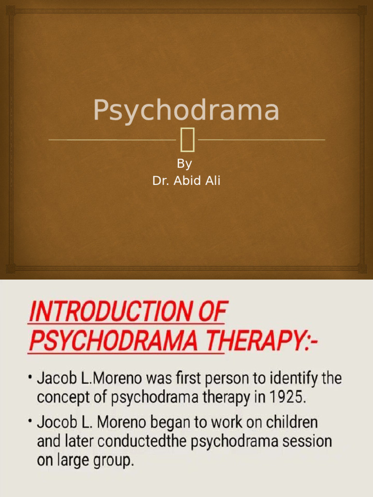 Psychodrama | PDF | Career & Growth | Self-Improvement