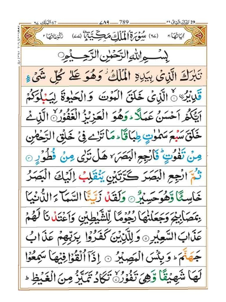 Surah Mulk | PDF