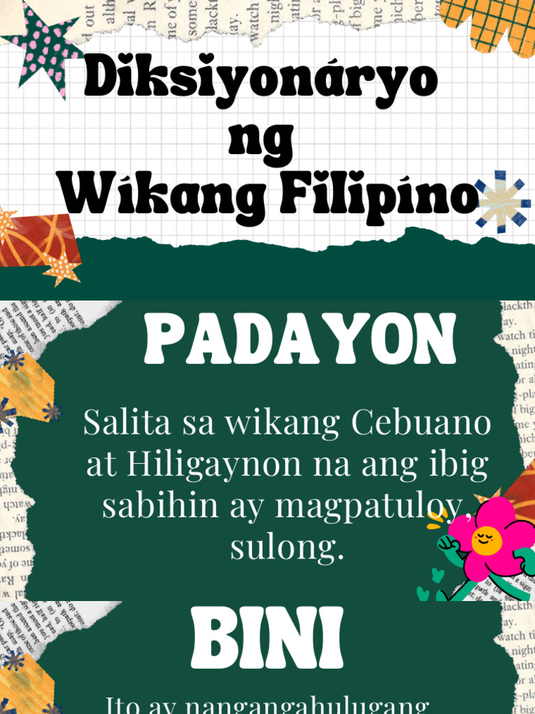 Diksyonaryong Filipino | PDF