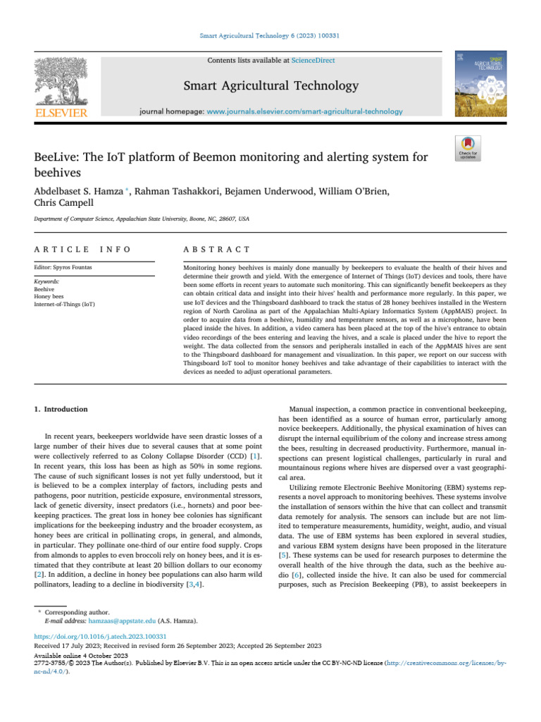 BeeLive The IoT platform of Beemon monitoring and alerting system | PDF ... BeeLive The IoT platform of Beemon monitoring and alerting system | PDF ...