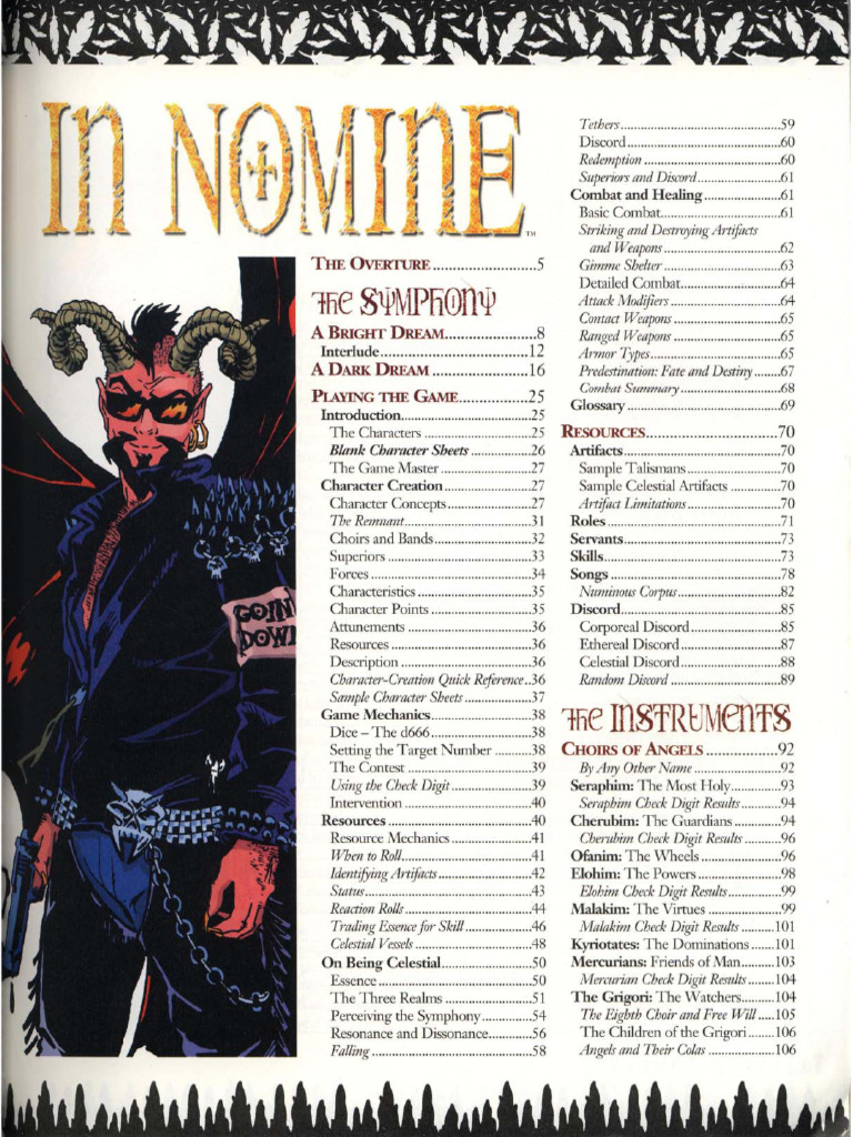 In Nomine Core Rulebook | PDF