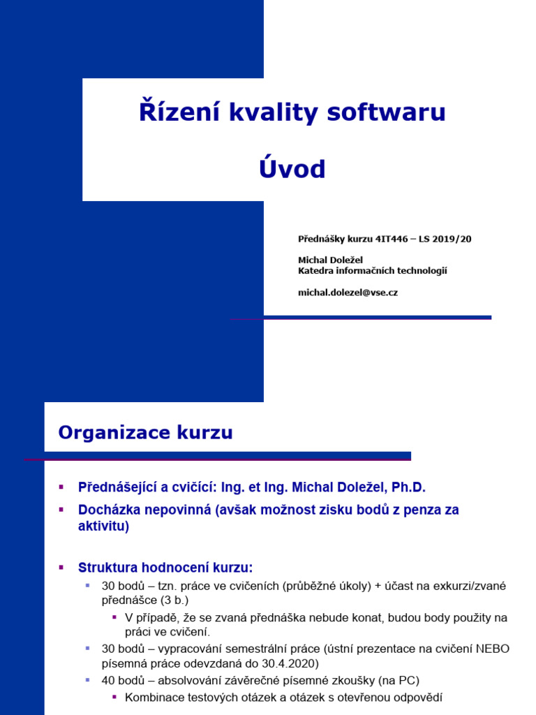 4IT446-1-Uvod-v2019-20LS_v3 | PDF
