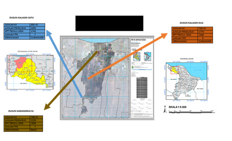 Maping Desa Segarjaya | PDF