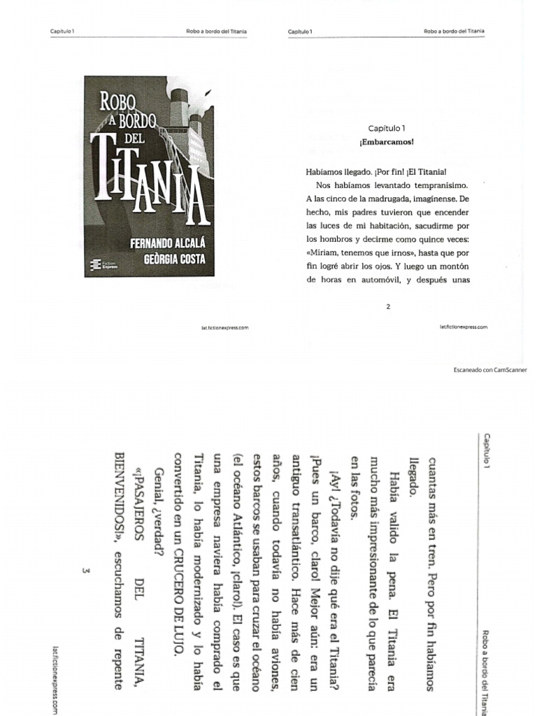 Robo a bordo del Titania. Alcalá y Costa. | PDF