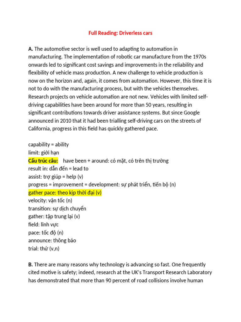 Advancements in Driverless Car Technology | PDF | Automation | Car