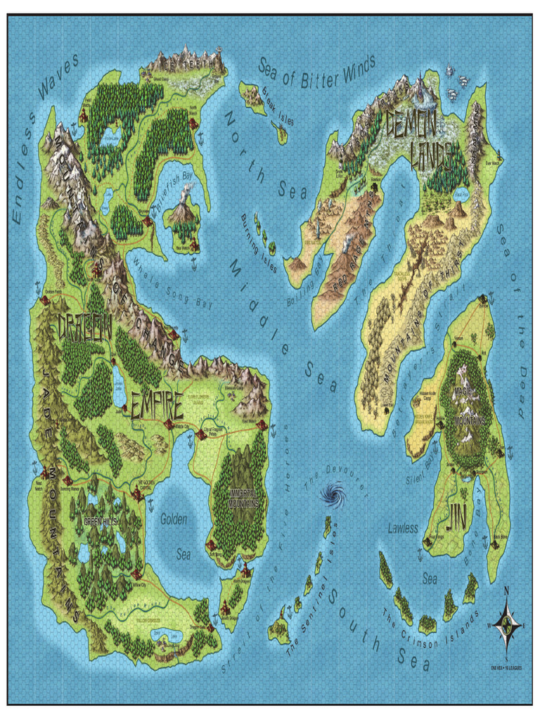 AoW - Poster Map of Longzhi | PDF