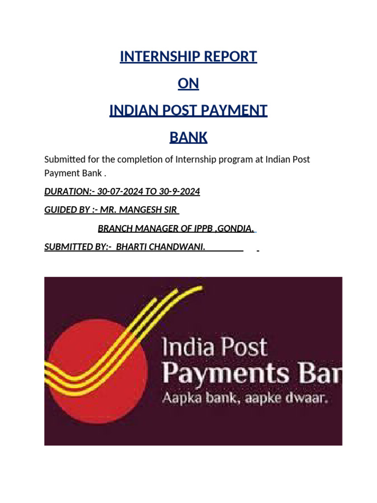 ippb report | PDF | Cash | Business