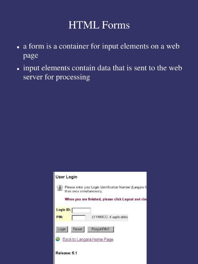 HTML Form Student | PDF