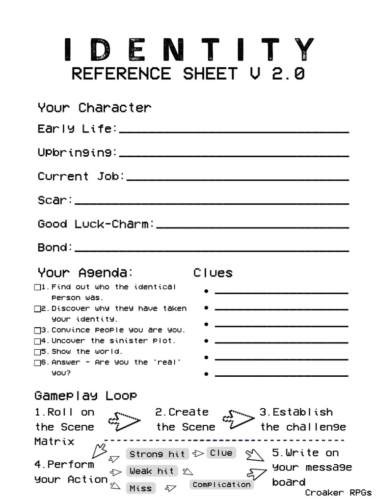 Identity Reference Sheet V 2.0 | PDF